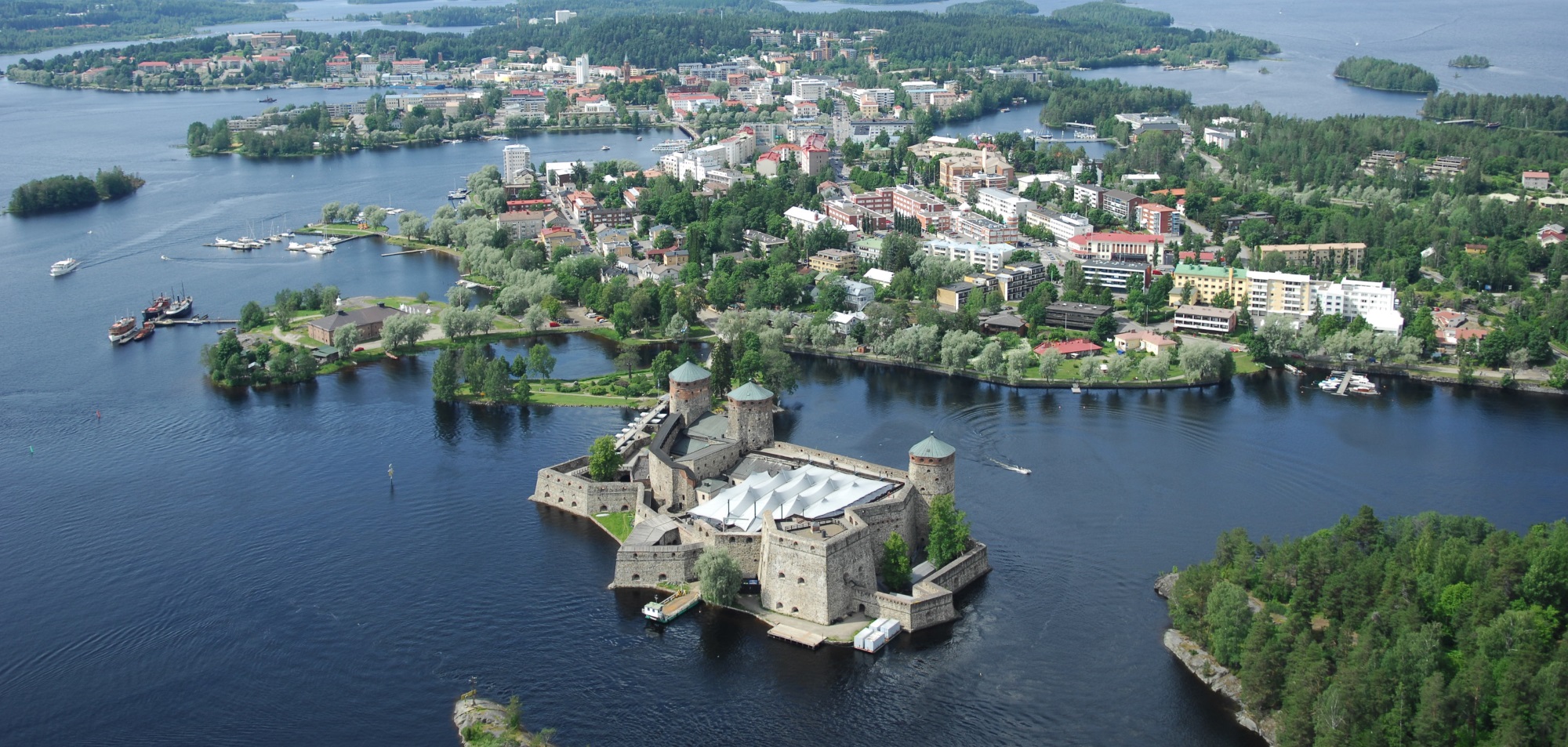 Nyslott I Saimen I Finland I Information